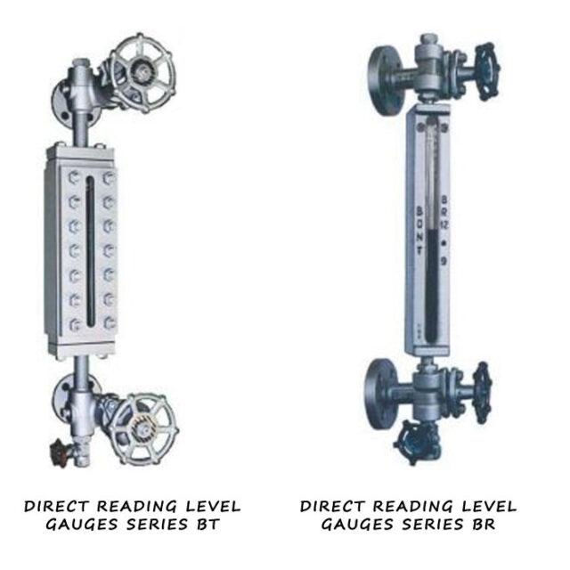 Direct Reading Level Gauges Series BT & BR – PROTECH TECHNICAL TERMINOLOGY